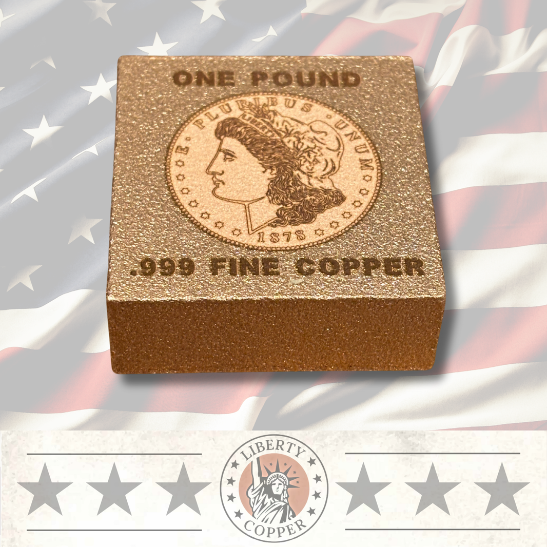 1 Pound Copper Bars – Liberty Copper