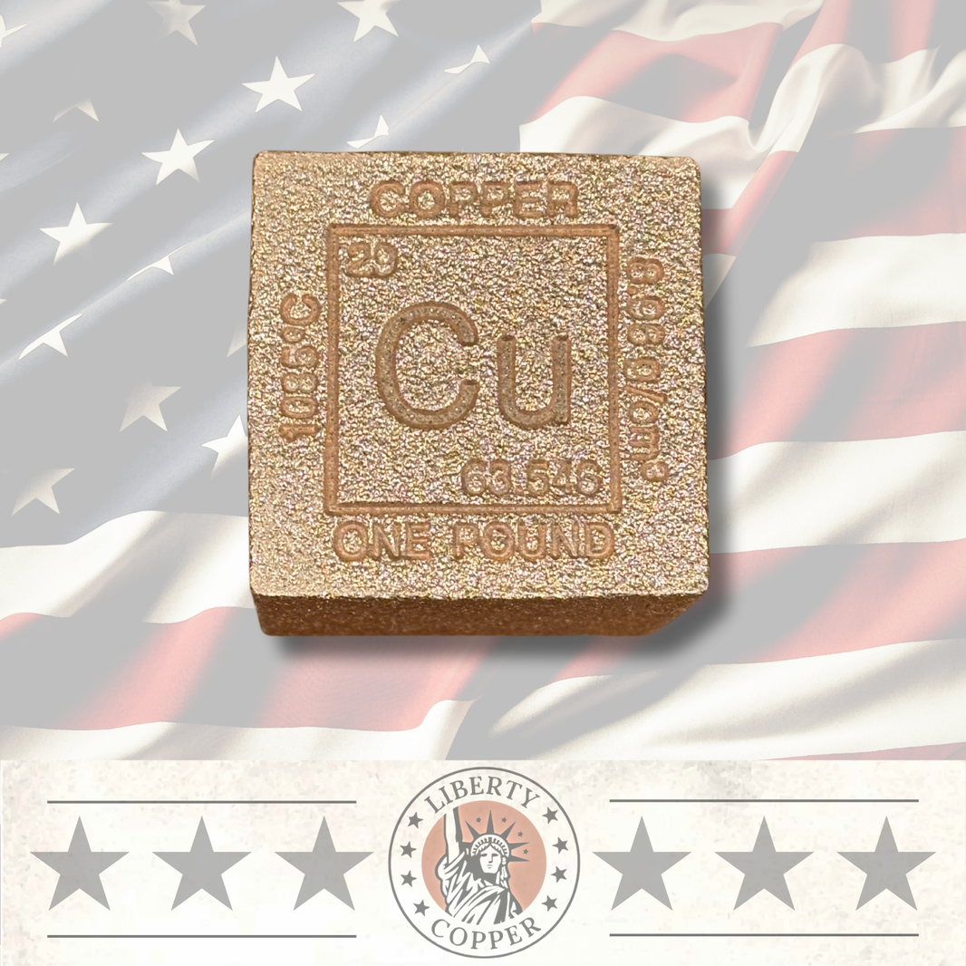 1 Pound Copper Bars – Liberty Copper